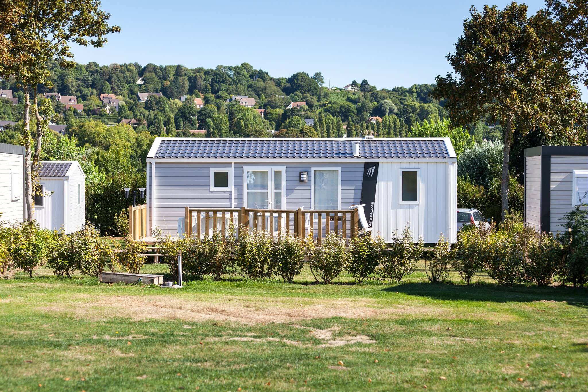 Location mobil home Normandie, Calvados - Houlgate | Camping La Vallée